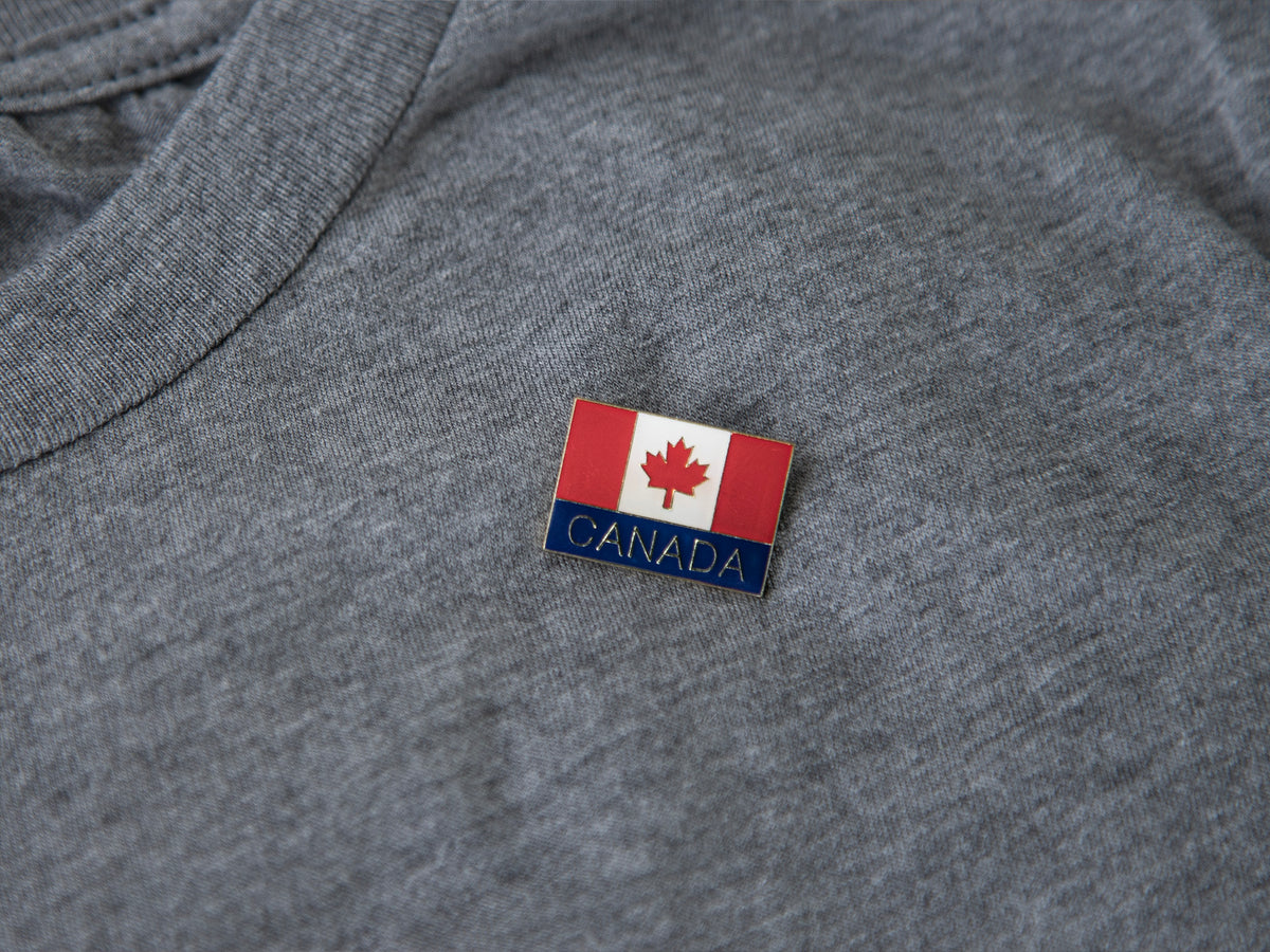 Canada Flag Caption Pin | The Chilliwack Shop