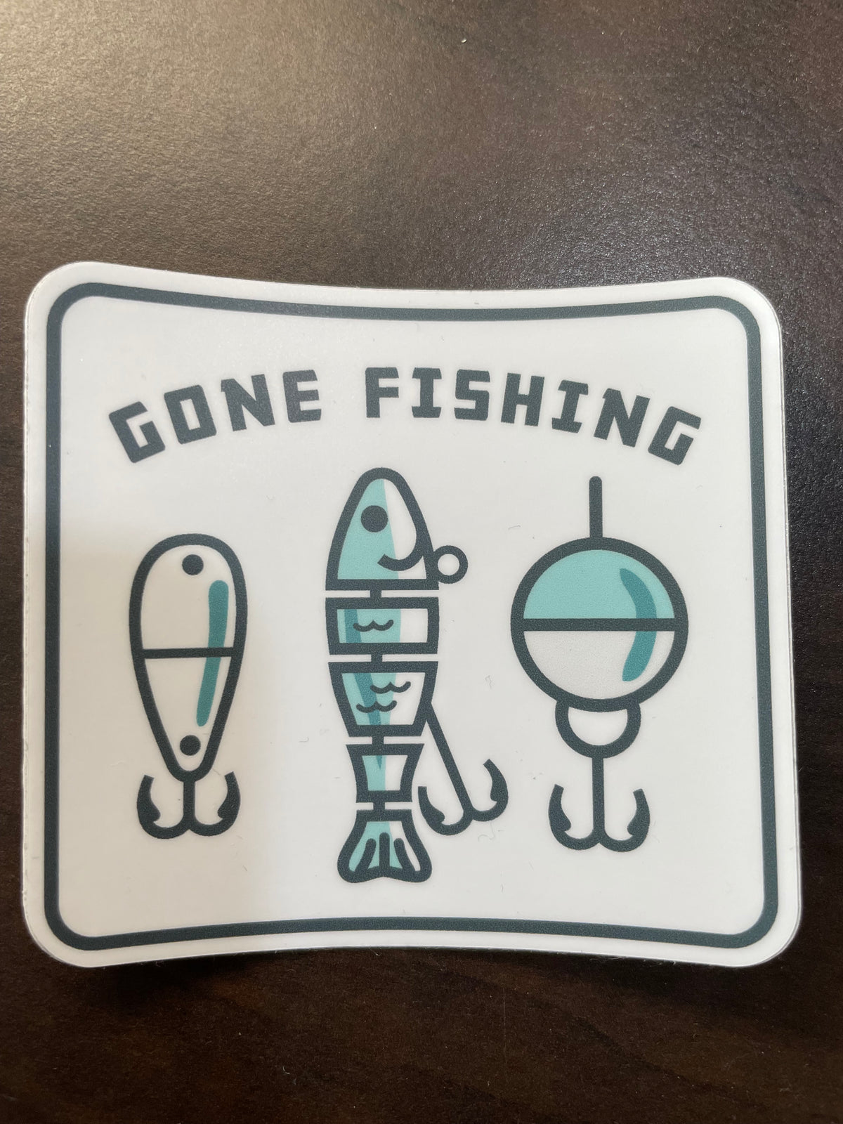 Gone Fishing Sticker | The Chilliwack Shop